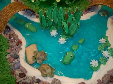 how to make icing look like water